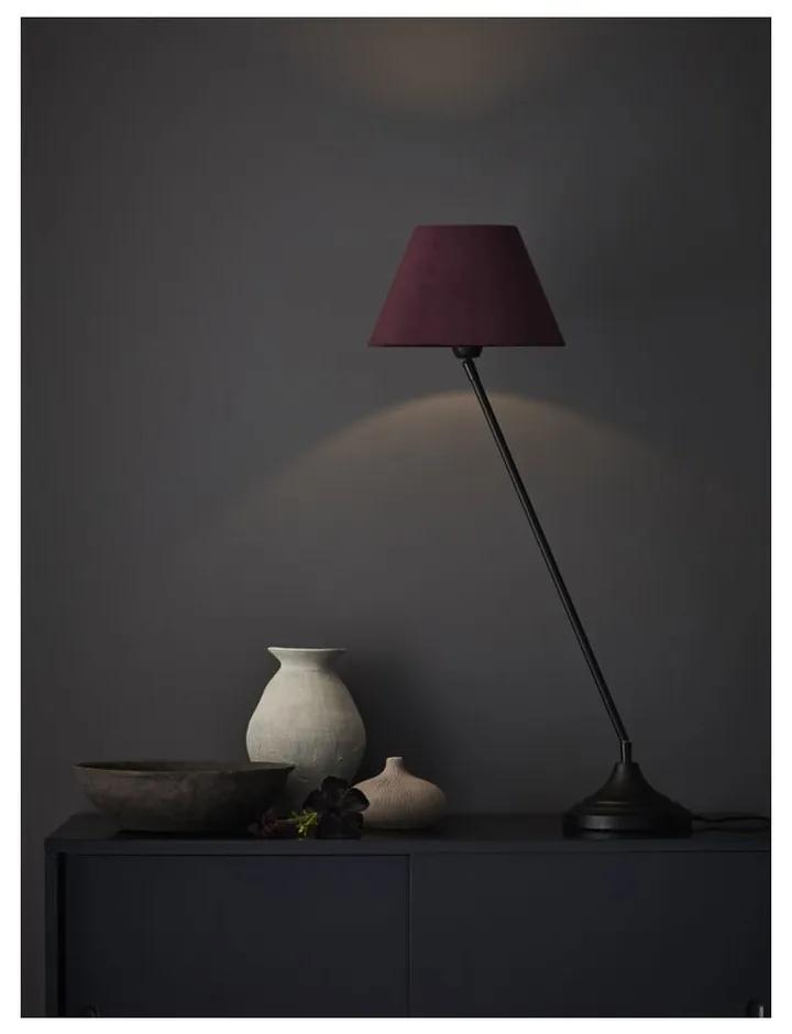 Černo-fialová stolní lampa Markslöjd Garda