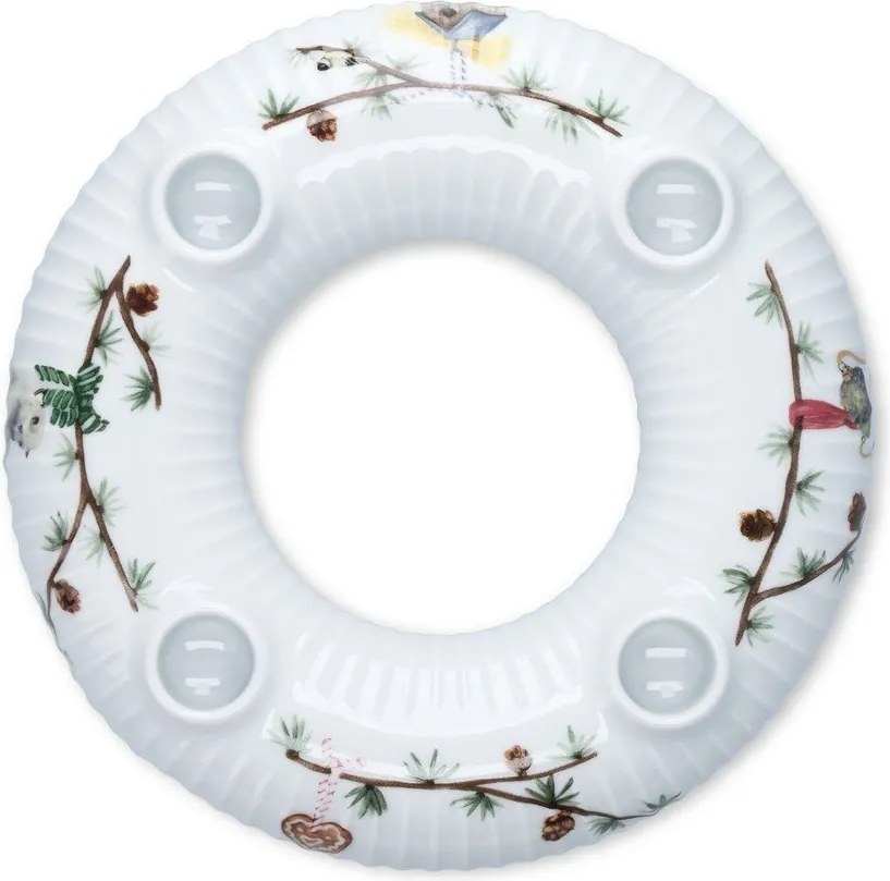 Porcelánový adventní svícen s vánočním motivem Hammershøi Christmas – Kähler Design
