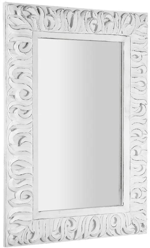 Sapho ZEEGRAS 70 x 100 cm IN421 zrcadlo v rámu bílá