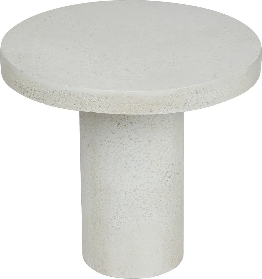 PIECES Odkládací stolek 50 cm - bílá