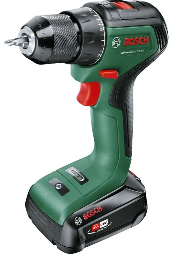 Bosch - 18V AKU vrtací šroubovák, 1x aku 2,0 Ah Li-Ion, nabíječka 06039D7001