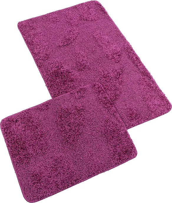 Bellatex BANYSILVER sada - bez výkroje Fialová 60x100 cm 60x50 cm (SADA)