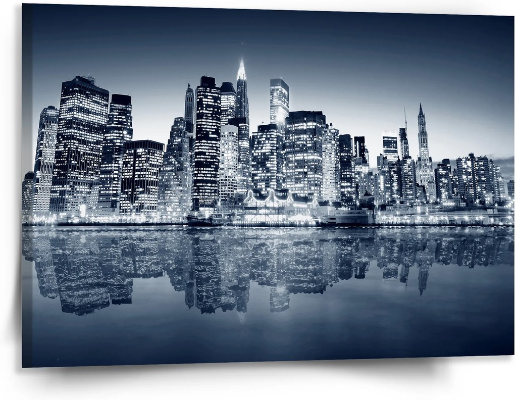 Obraz - Noční New York 150x110 cm