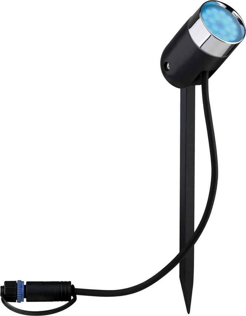 P 5183 Plug & Shine startovací sada Smart Home smik Gateway + LED bodové zahradní světlo Pike základní sada RGBW+ - PAULMANN