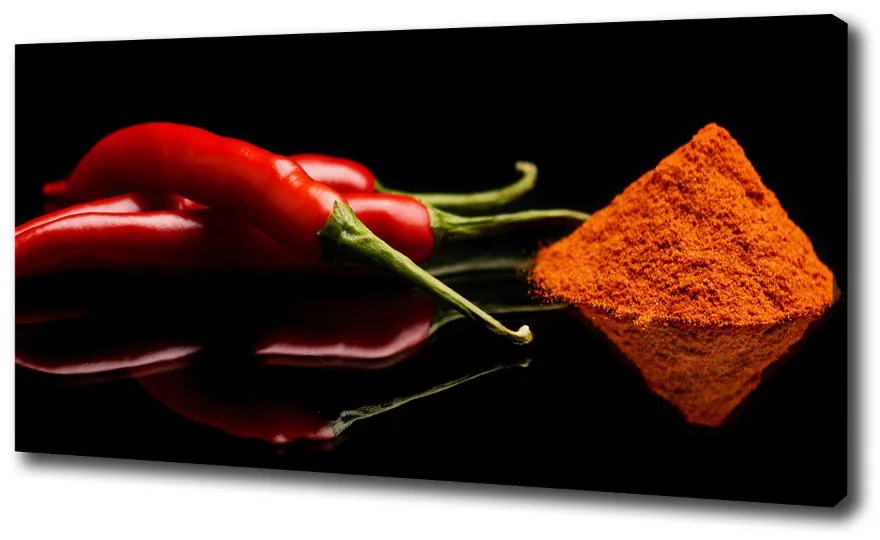 Wallmuralia Foto obraz na plátně Chilli a cayenne 100x50