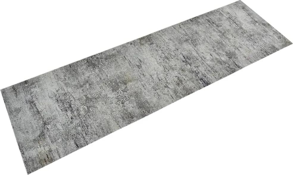 vidaXL Kuchyňský koberec omyvatelný Vaření 60 x 180 cm samet [136547] Barva: Tmavě šedá