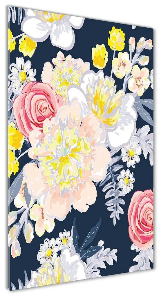 Foto-obraz canvas do obýváku Kytice květin