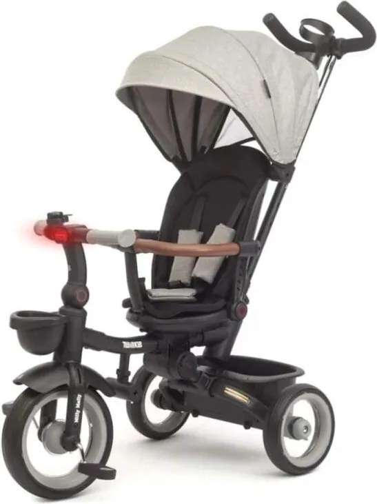 Luxusní dětská tříkolka s osvětlením Milly Mally Twinkle grey