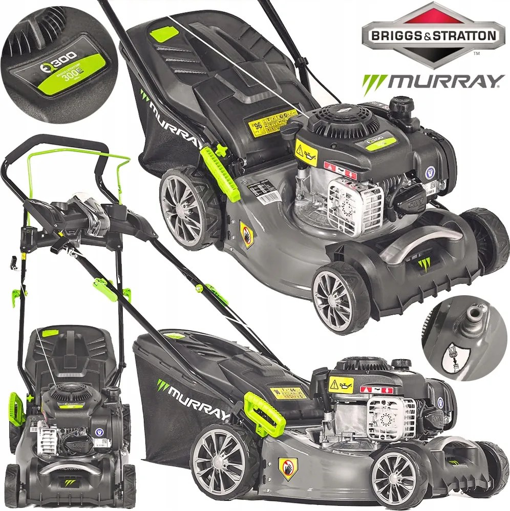 Benzínová Sekačka Murray 125cc 42cm 45l Briggs & Stratton Lehká EQ2-300
