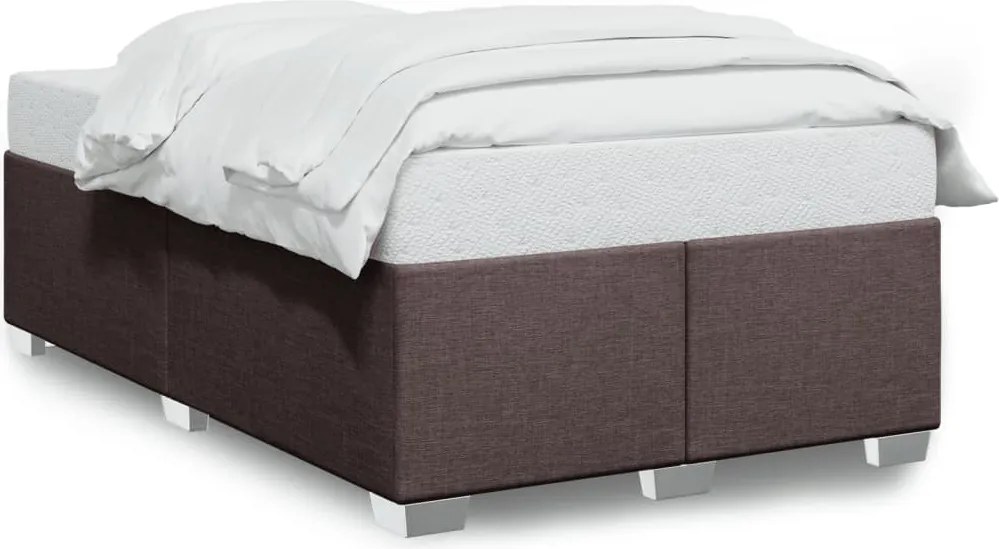 Rám postele bez matrací tmavě šedá 120x190 cm textil 3284460