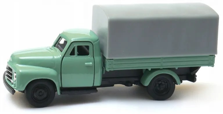 008751 Kovový model auta - Old Timer 1:34-1952 Opel Blitz (Close Top) Zelená