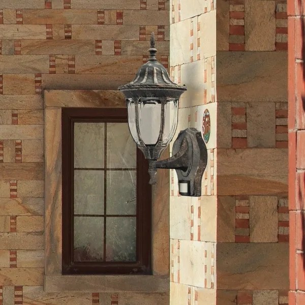 Rabalux 8370 - Venkovní svítidlo s čidlem MILANO 1xE27/60W/230V IP43