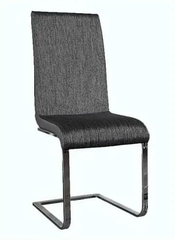 INV Jídelní židle MAKO antracit / černá