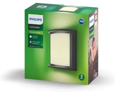 LED venkovní nástěnné svítidlo Philips Samondra 17391/93/P0 12W 1200lm 2700K teplá bílá