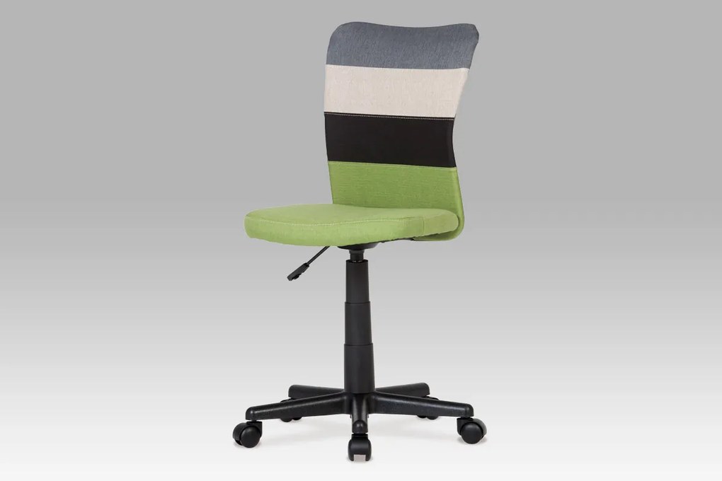 Artium Kancelářská židle, látka - mix barev, výškově nastavitelná - KA-N837 GRN