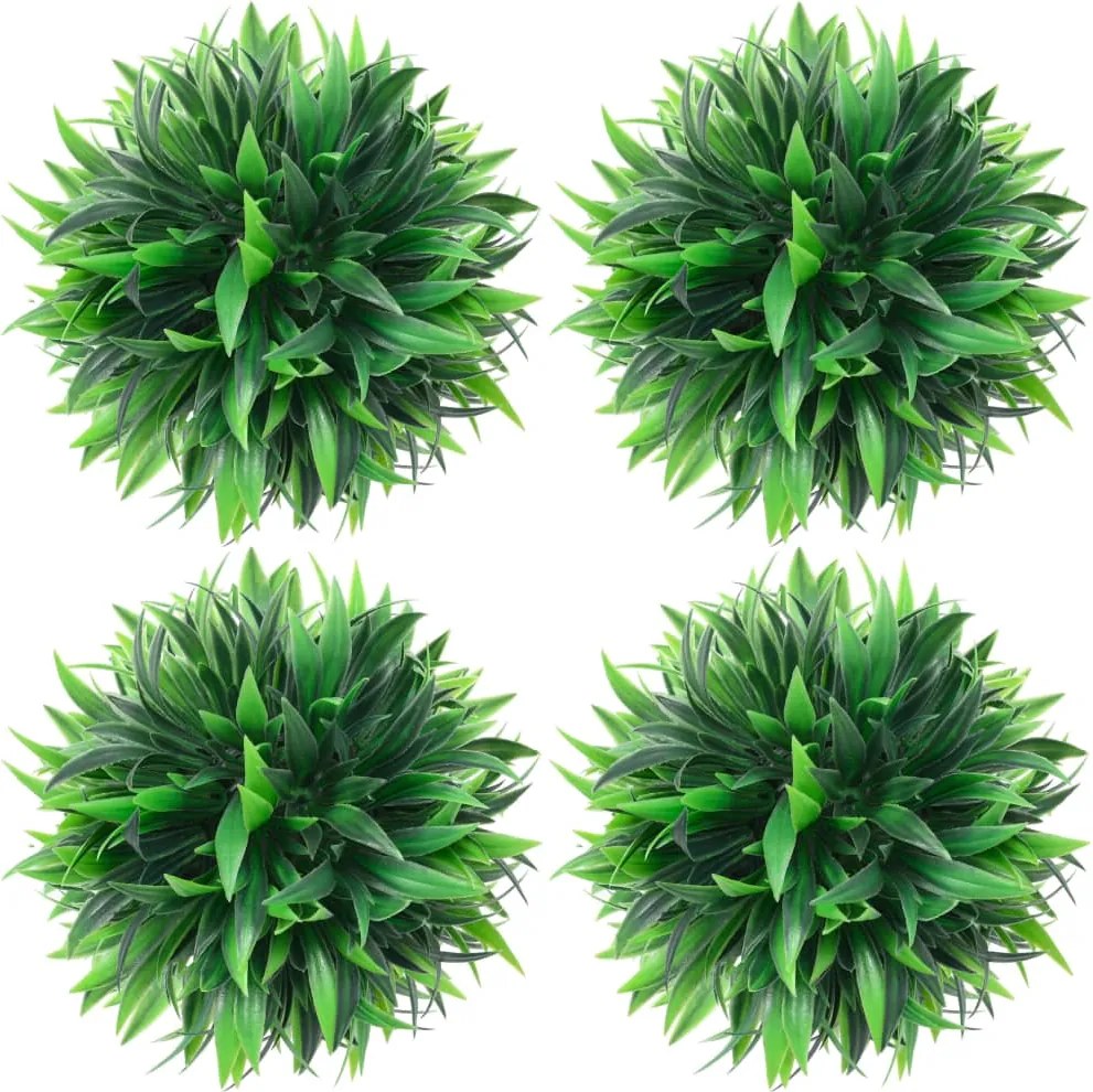 Umělé buxus koule 4 ks 15 cm 315471