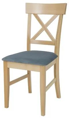 Drewmax Jídelní židle KT393 masiv dub koniak Atos 119