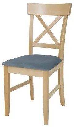 Drewmax Jídelní židle KT393 masiv dub koniak Atos 133