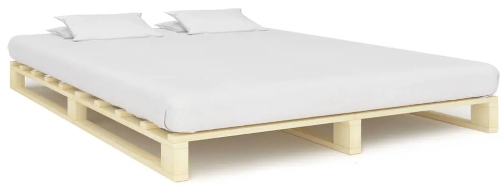 Rám postele z palet masivní borovice 160 x 200 cm,  285238