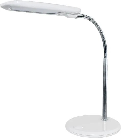 Stolní lampa led stolní lampička s vypínačem baz 5w/230v/4000k/340lm/120°/ip20, bílá