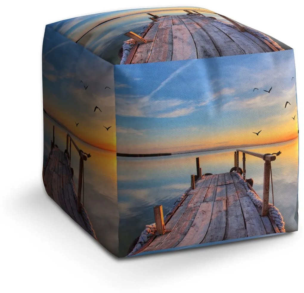 Sablio Taburet Cube Molo a racci: 40x40x40 cm