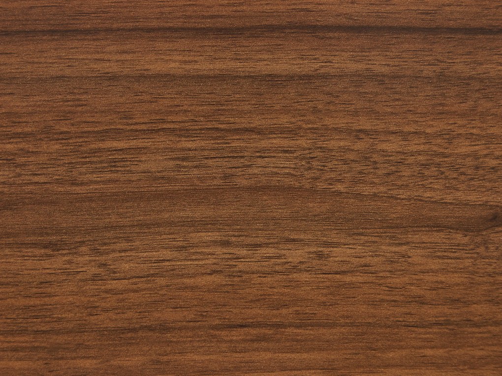 Noční stolek z tmavého dřeva s bílou NUEVA Beliani