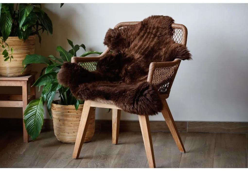 Wooline Ovčí kůže Arctic přírodní hnědá 100 x 60 cm