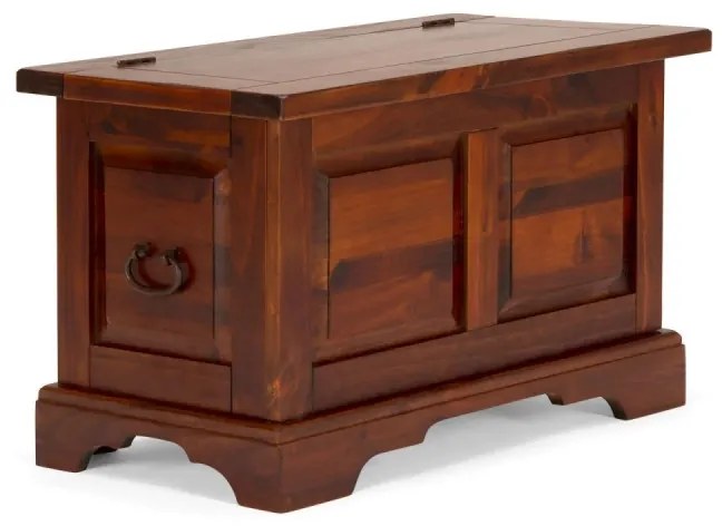 furniture-nabytek.cz - Masivní předsíňová stěna Catello z borovice, lakovaná, hnědá