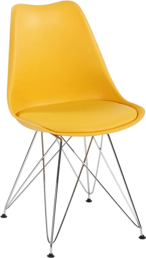Casarredo Jídelní židle TIME II žlutá