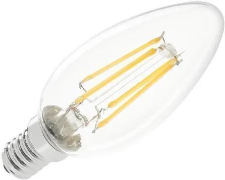 Žiarovka LED 4W, E14, (filament) 3000K, 230V