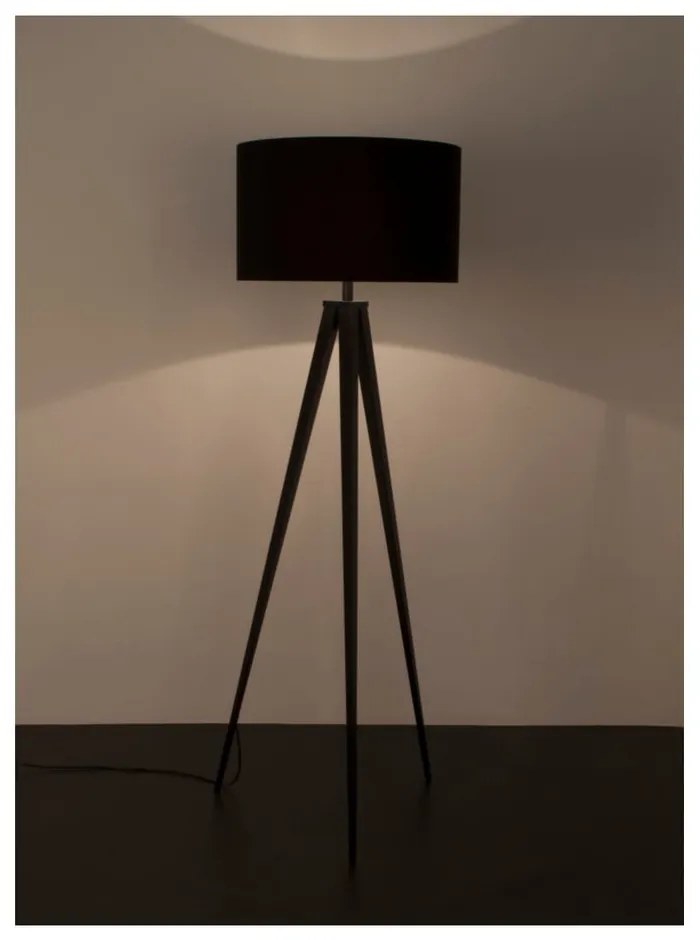 Černá stojací lampa Zuiver Tripod