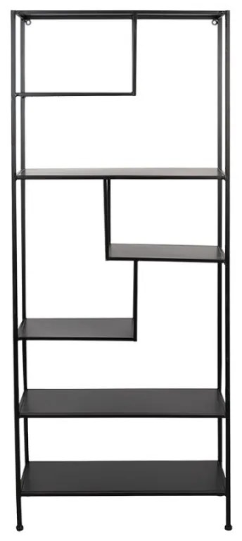 Nástěnný stojan černý 60x23x144 cm