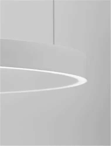 Závěsné LED svítidlo NOVA LUCE ELOWEN 77W 3000K 9345663 stmívatelné Triac