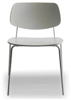 BILLIANI Židle DOLL STEEL 558 / 560 s područkami Barva kostry bílá kostra GALERIE - Moření Billiani Moření buk