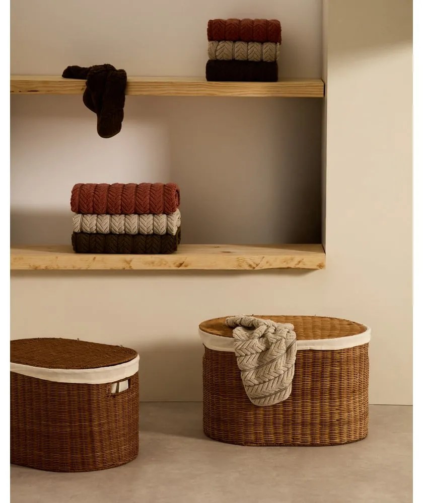 Ratanové košíky v sadě 2 ks 50x36x32 cm Indali – Kave Home