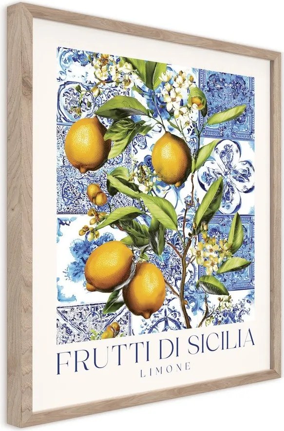 Tištěný obraz s rámem 40x50 cm Sicilia – Styler