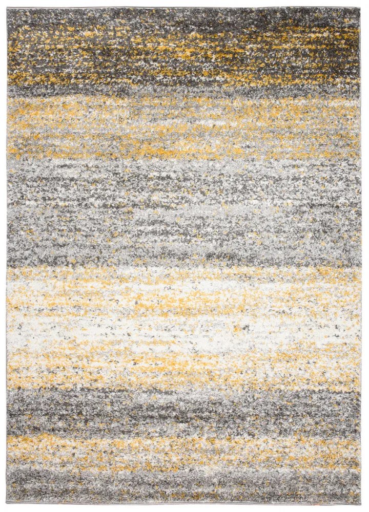 Kusový koberec shaggy Piska žlutý 140x200cm