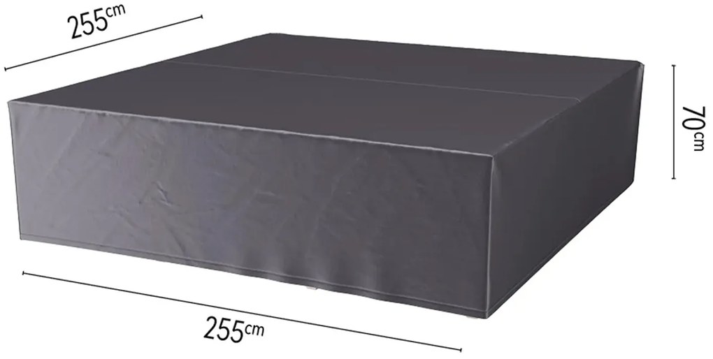 Platinum designové zahradní ochranné plachty na nábytek AeroCovers (255 x 255 cm)