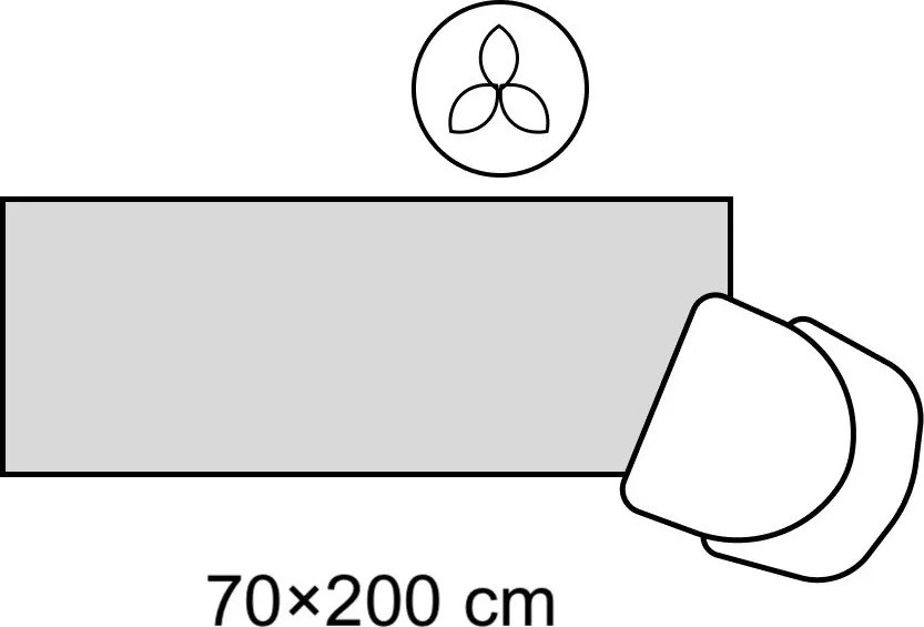 Černý/v přírodní barvě oboustranný/ručně tkaný jutový běhoun 70x200 cm Jutta – Hanse Home