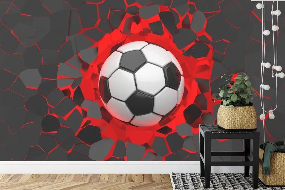 Fototapeta Fotbal 3D Omyvatelný vlies 180x120
