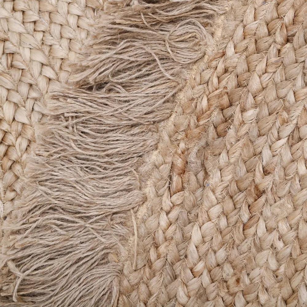 Přírodní jutový koberec ruční výroby Nattiot Terra, ø 140 cm