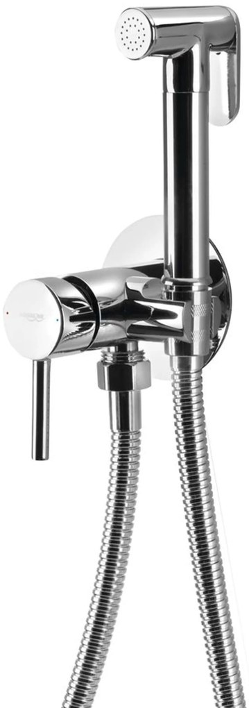 Aqualine - Bidetová baterie pod omítku, se sprškou, chrom SK302