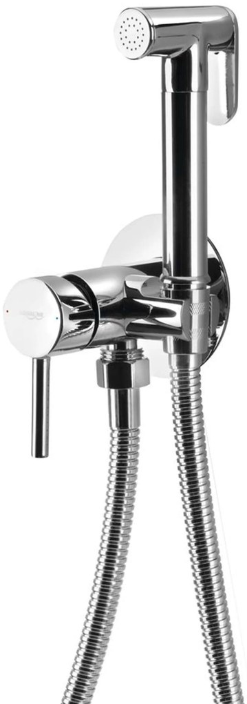 Aqualine - Bidetová baterie pod omítku, se sprškou, chrom SK302