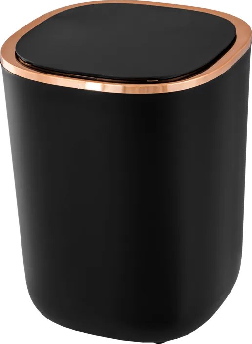 Gamma Gamma, automatický odpadkový koš 12L, černá-růžové zlato, GMA-KA-BK