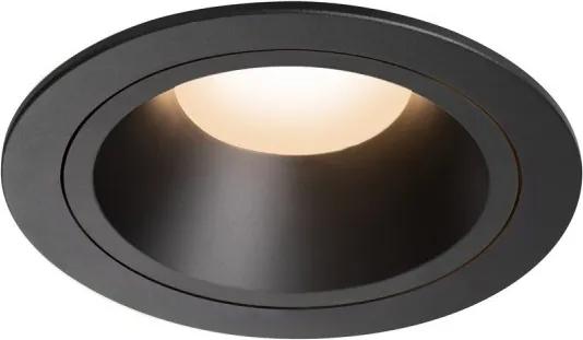 NUMINOS® DL L vnitřní LED zápustné stropní svítidlo černá/černá 3000 K 20° - BIG WHITE