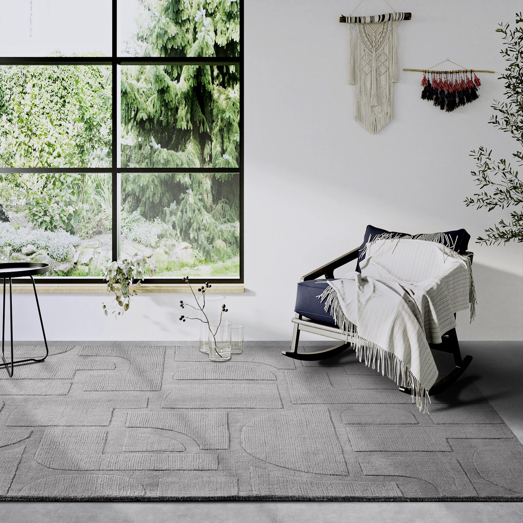 Villeroy & Boch Kusový koberec 106174 Grey, 120x170, šedá, ložnice