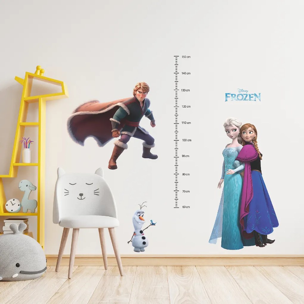 PIPPER. Samolepka na zeď "Dětský metr - Elsa a Anna 2"
