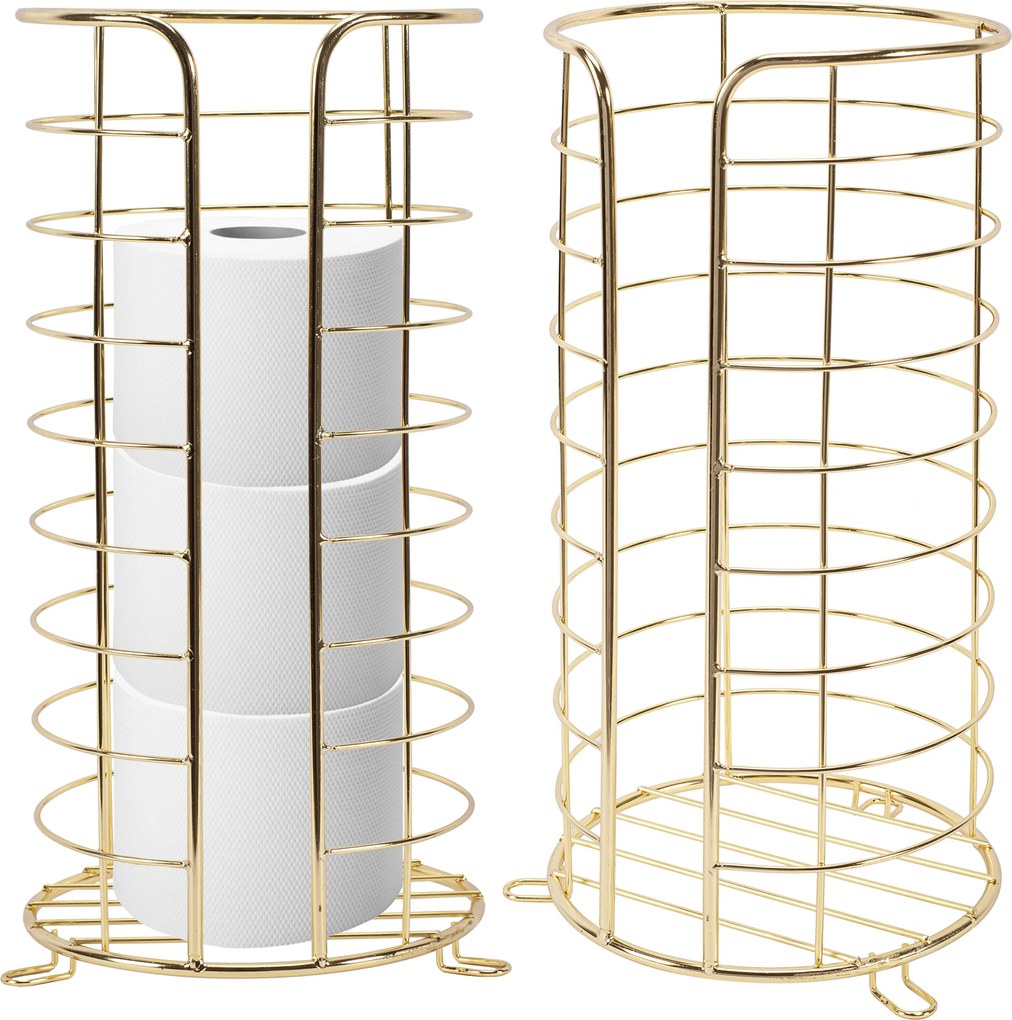 Tutumi Tutumi, zásobník na toaletní papír P11899, zlatá lesklá, REA-50002