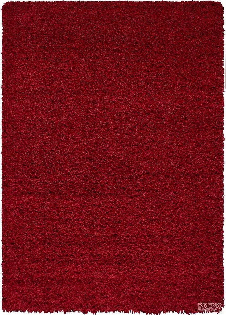 Ayyildiz Hali GmbH Kusový koberec DREAM SHAGGY 4000 Red, Červená, 80 x 150 cm