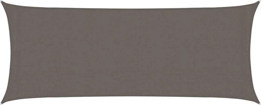 Plachta proti slunci 160 g/m² antracitová 2 x 4,5 m HDPE 311065